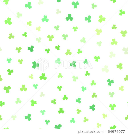 Shamrock background. Seamless vector pattern - Stock Illustration ...