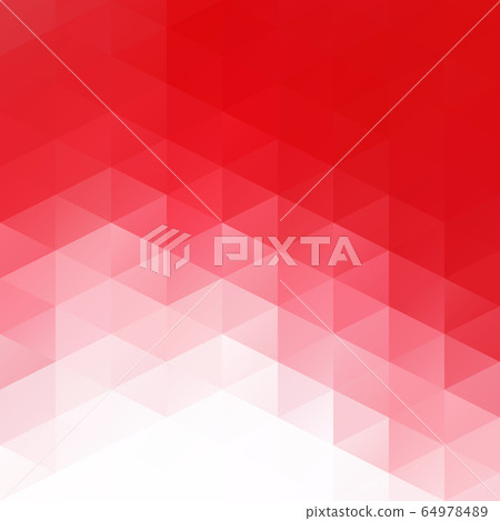 Red Grid Mosaic Background, Creative Design - Stock Illustration ...