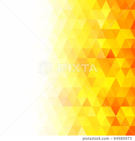 Orange Grid Mosaic Background, Creative Design - Stock Illustration ...