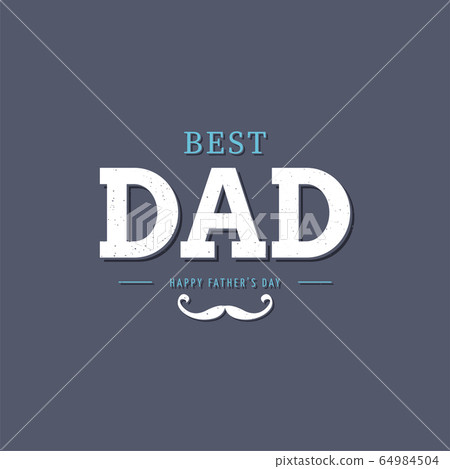Poster for dad with text - Stock Illustration [64984504] - PIXTA