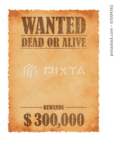 Fainted WANTED / order book / bounty template... - Stock Illustration ...