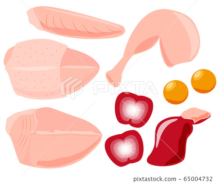 Chicken breast chicken chicken breast - Stock Illustration [65004732 ...