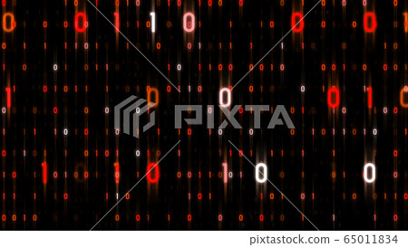 Digital data number character space space 3d... - Stock Illustration ...