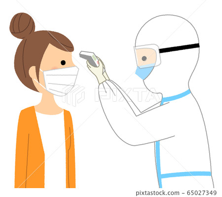Body temperature measurement - Stock Illustration [65027349] - PIXTA