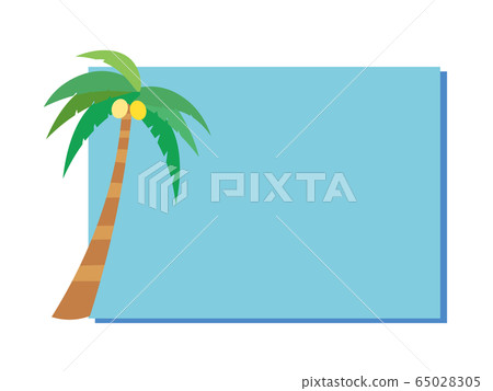 Palm trees frame - Stock Illustration [65028305] - PIXTA