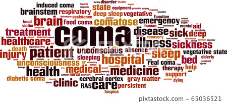 Coma word cloud - Stock Illustration [65036521] - PIXTA
