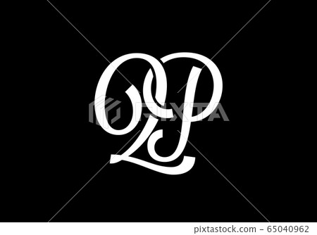 Initial Monogram Letter Q P Logo Design Vector... - Stock Illustration ...