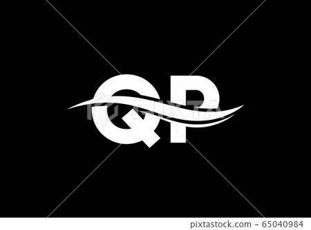 Initial Monogram Letter Q P Logo Design Vector... - Stock Illustration ...