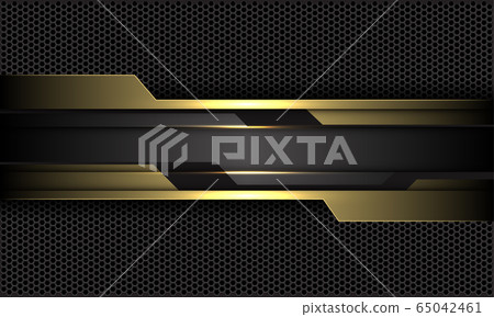 Abstract gold black circuit on dark grey... - Stock Illustration ...