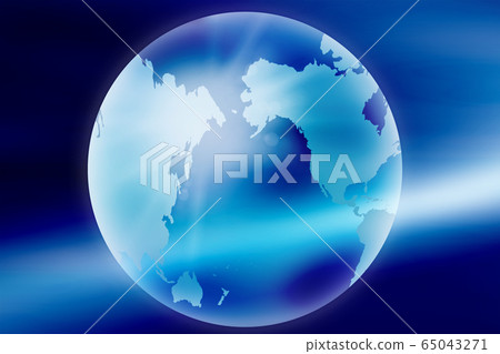 Cool blue earth background image world world... - Stock Illustration ...