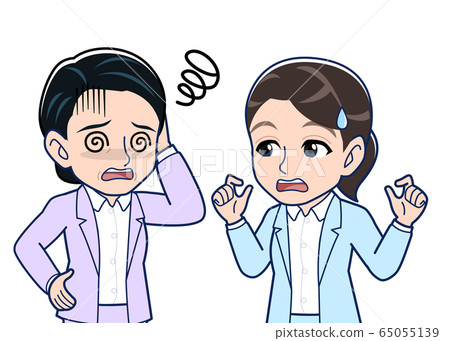 Female boss x female subordinate - Stock Illustration [65055139] - PIXTA