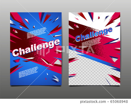 Challenge Layout , template Design, Abstract - Stock Illustration ...