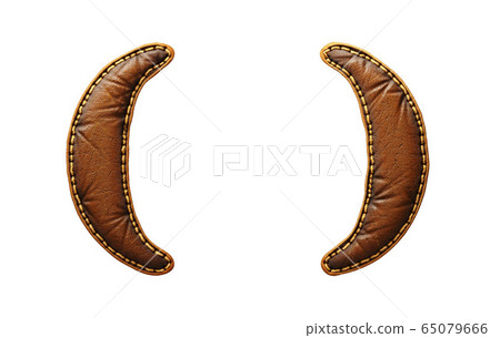 Set of symbols left and right parentheses made... - Stock Illustration ...