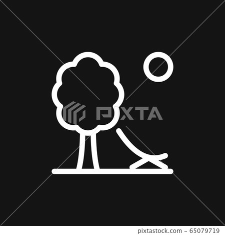 Rest icon vector, flat icons isolated on... - Stock Illustration ...