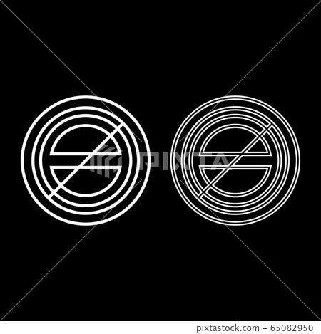Halogen symbol type cooking surfaces sign utensil - Stock Illustration ...