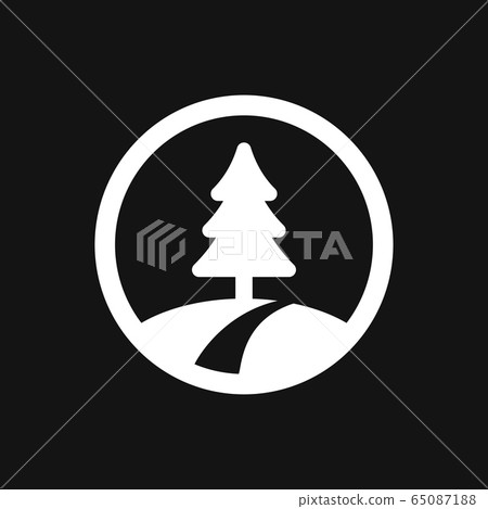 Park vector icon isolated on background. Ecology - Stock Illustration ...