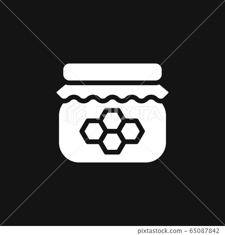 Jar vector icon with cap isolated on background.-插圖素材 [65087842] - PIXTA圖庫