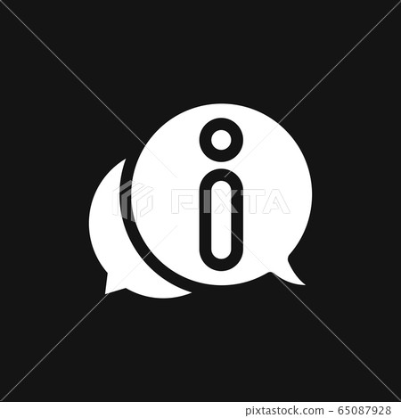 Information icon, vector symbol used for - Stock Illustration [65087928 ...