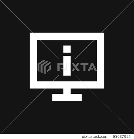 Information icon, vector symbol used for - Stock Illustration [65087935 ...
