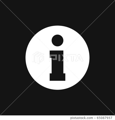 Information icon, vector symbol used for - Stock Illustration [65087937 ...