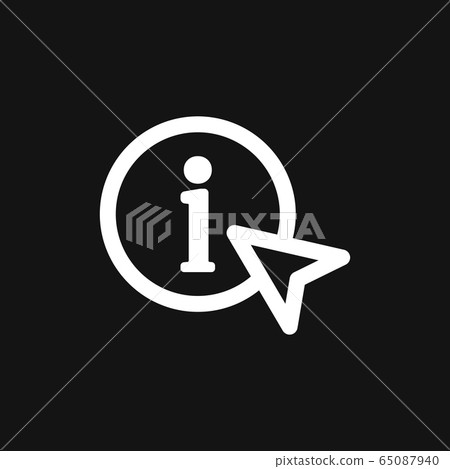 Information icon, vector symbol used for - Stock Illustration [65087940 ...