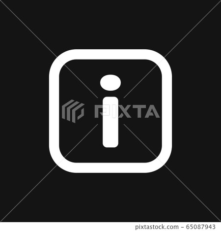 Information icon, vector symbol used for - Stock Illustration [65087943 ...