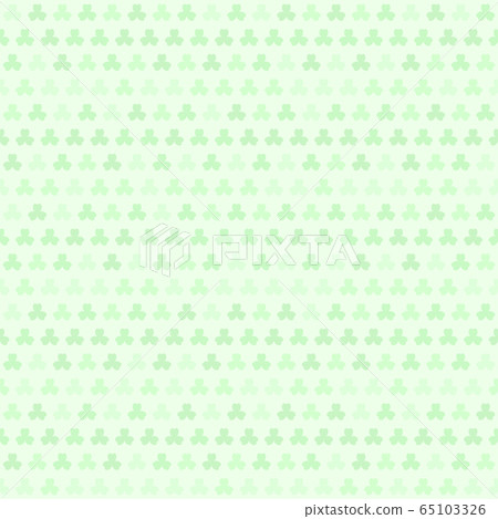 Green shamrock pattern. Seamless vector - Stock Illustration [65103326 ...