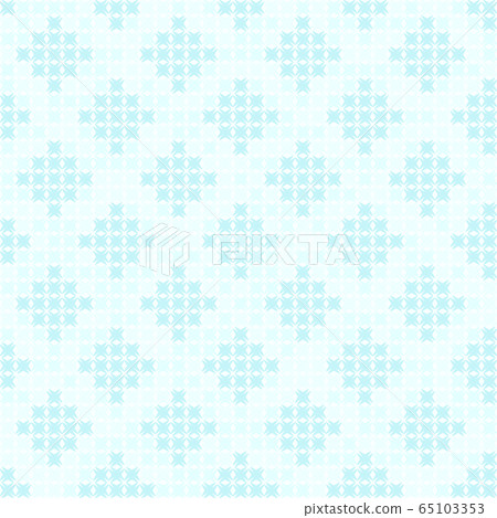 Cyan diamond pattern. Seamless vector - Stock Illustration [65103353 ...