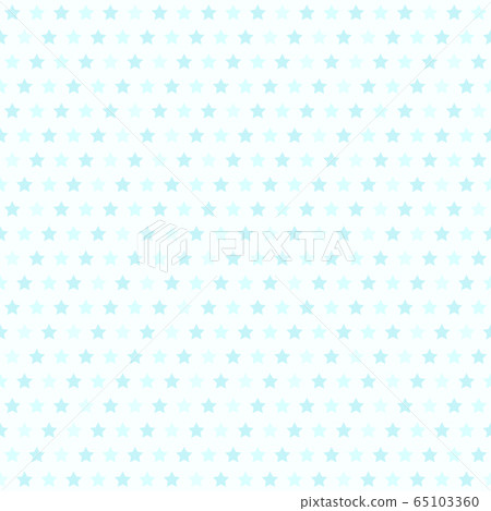 Cyan star pattern. Seamless vector - Stock Illustration [65103360] - PIXTA