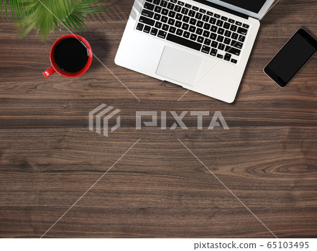 Background-Telework - Stock Illustration [65103495] - PIXTA