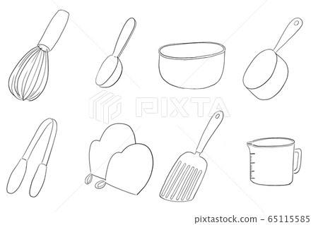 Simple line drawing food icon - Stock Illustration [65115585] - PIXTA