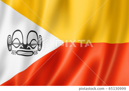 Marquesas Islands flag, French Polynesia - Stock Illustration [65130999 ...