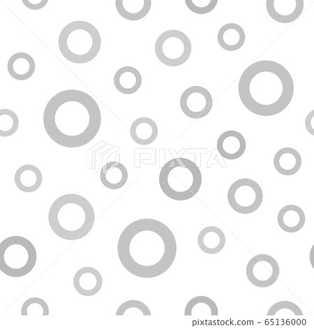 Grey ring pattern. Seamless vector background - Stock Illustration ...