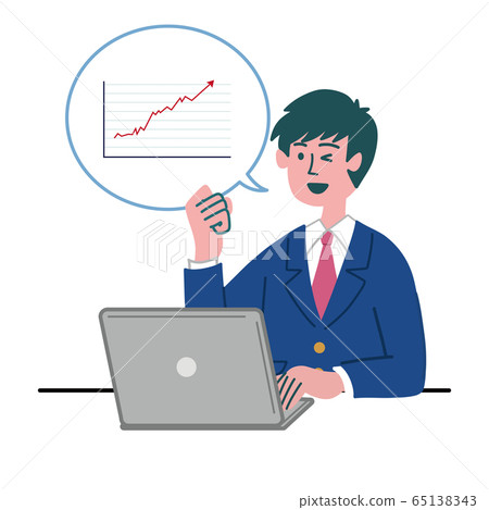 Blazer Student Male PC Graph Rise - Stock Illustration [65138343] - PIXTA