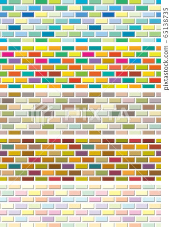 Brick pattern set - Stock Illustration [65138735] - PIXTA