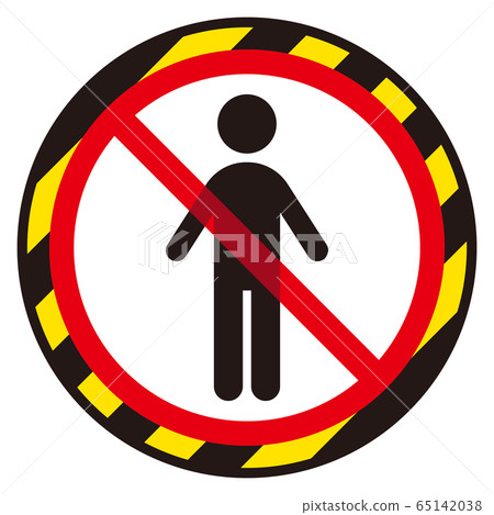 Person and ban mark - Stock Illustration [65142038] - PIXTA