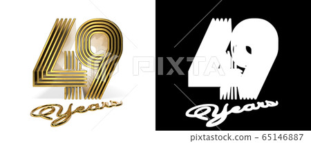 Number forty-nine years celebration - Stock Illustration [65146887] - PIXTA