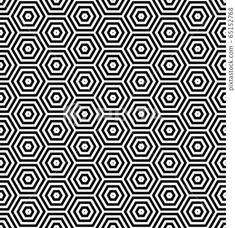 Seamless hexagons pattern. Geometric texture. - Stock Illustration ...