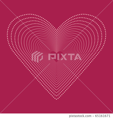 abstract background with hearts. halftone design - Stock Illustration ...