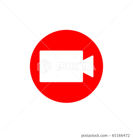 Video recording sign. Symbol of making video for - Stock Illustration ...