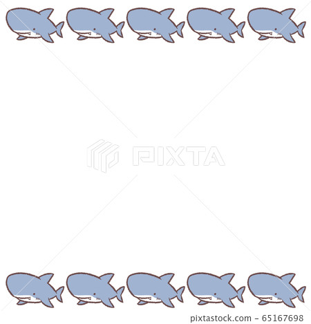 Shark frame - Stock Illustration [65167698] - PIXTA