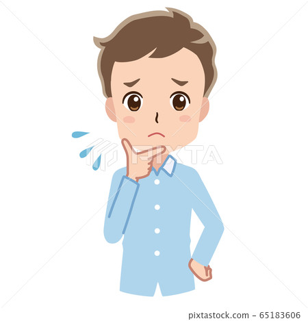 Illustration of a man in need - Stock Illustration [65183606] - PIXTA