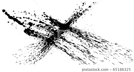 Calligraphy splashing illustrations - Stock Illustration [65186325] - PIXTA