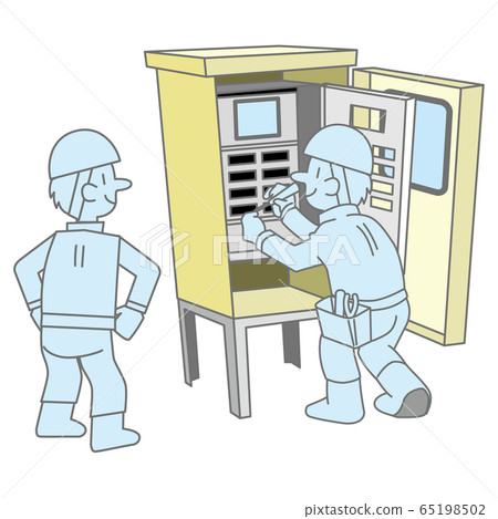 Illustration parts for distribution board... - Stock Illustration ...