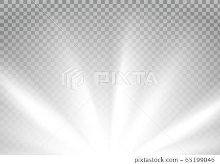 White colored rays with color spectrum flare - Stock Illustration ...