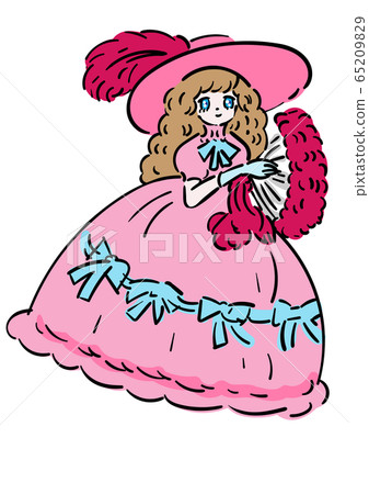 French doll - Stock Illustration [65209829] - PIXTA