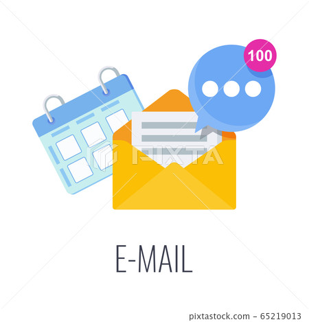 Email Infographics Pictogram. Strategy,... - Stock Illustration ...