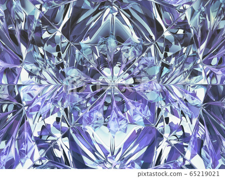 Gemstone diamond or shiny glass triangular texture-插圖素材 [65219021 ...