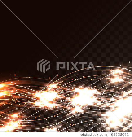 Yellow golden abstract lines energy magical - Stock Illustration ...