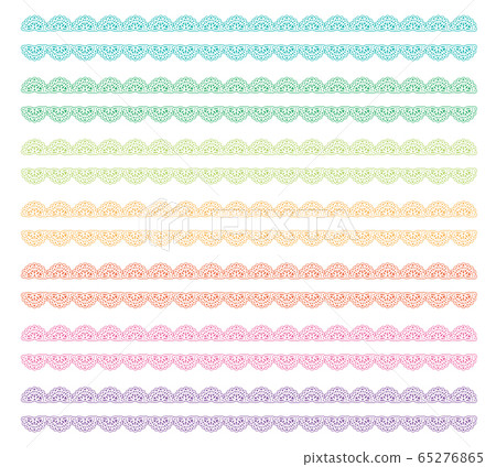 Pastel lace material - Stock Illustration [65276865] - PIXTA